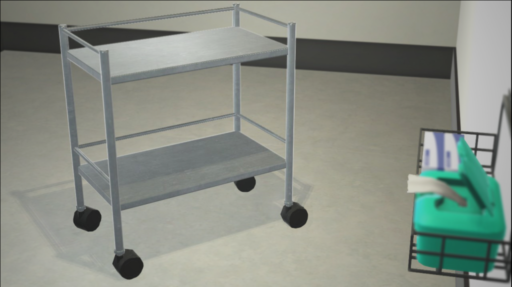 Cleaning a Trolley – NurseSim Classic